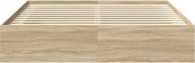 Rám postele dub sonoma 200 x 200 cm 3203889