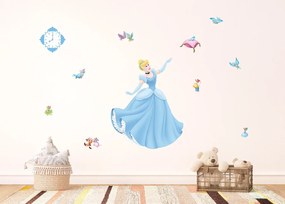 Dětská samolepka na zeď Popelka, Disney | 42.5 x 65 cm | DDK 1759