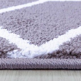 Vopi | Kusový koberec Efor 3713 violet - 80 x 250 cm
