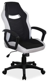 SIGNAL Kancelářská židle - CAMARO, čalouněná, různé barvy na výběr Čalounění: černá/šedá