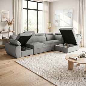 Sedací souprava BASTON | 320x180 cm | rozkládací + úložný prostor | VÝBĚR TKANIN