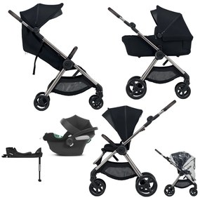 ANEX SET Kočárek kombinovaný IQ Smoky premium + CBX By CYBEX Aton B2 i-Size + základna