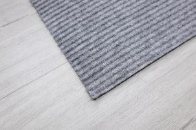 Vopi, Kusový koberec Quick step šedý, 50x80, šedá, chodba / předsíň