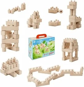 Walachia Dřevěná skládací stavebnice Construct easy / od 3 let / 46 dí
