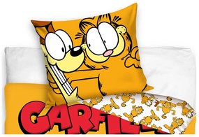 Carbotex Dětské povlečení Kocour Garfield 140x200 + 70x90 cm