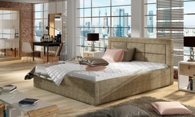 Rosano 140x200 + dřevěný rám Mat Velvet 75 modrá 200 x 200