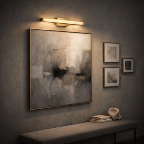 Toolight Toolight, LED nástěnné svítidlo 42cm, 6W, 4000K, 500lm, APP1851-1W, zlatá matná, OSW-66005