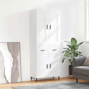 vidaXL Skříň highboard 69,5 x 34 x 180 cm kompozitní dřevo [3199892] Barva: hnědý dub