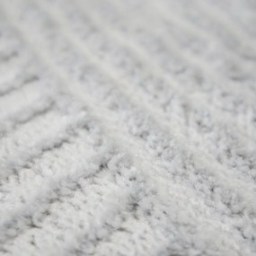 Angel Carpet, Kusový koberec Zafiro 25 Grey, 80x150, šedá, kancelář