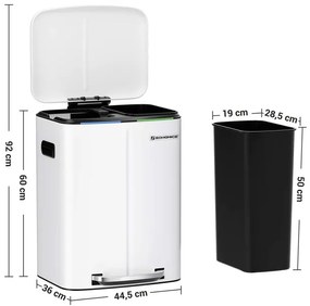 Recyklační odpadkový koš LTB40WT