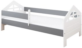 BabyBeds Dětská postel ALA Velikost postele: 180x80 cm, Barevné provedení: Olše, Úložný prostor: Ne, bez úložného prostoru Bílá