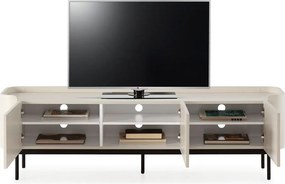 Krémový TV stolek 180x55x40 cm Willa – MOME
