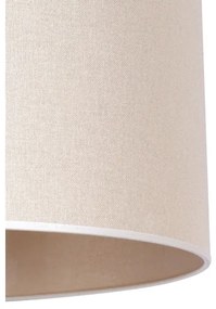 Duolla - Stojací lampa 1xE27/60W/230V pr. 44 cm krémová/bílá