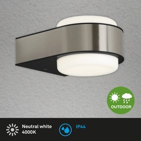 BRILO 3035012 LED venkovní svítidlo 14,4 cm 6,5W 650lm nerez ocel (starý kód: BRILO 3035-012) - BRILO