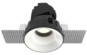 Bezrámečkové vestavné nastavitelné svítidlo Sense Round Trimless Black Průměr: 100 mm, Teplota chromatičnosti / Stmívání: 2700 Kelvinů / Stmívatelné…