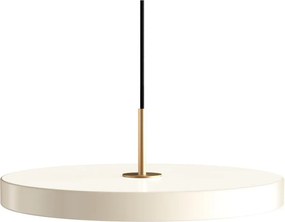 Krémové LED stmívatelné závěsné svítidlo s kovovým stínidlem ø 43 cm Asteria Plus Medium – UMAGE