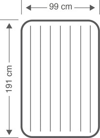 Nafukovací postel Intex Pillow Rest Mid-Rise | Twin