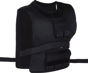 HOMCOM Zátěžová Vesta 15 KG / 20 KG / 30 KG S Nastavitelnou Tréninkovou Vestou s Odnímatelnými Zátěžemi | Aosom