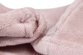 Bavlněný froté turban do sauny a wellness Comfort starorůžový