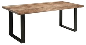 Massive home | Designový jídelní stůl z masivu Iron Craft Mango 180cm 45mm