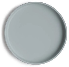 Mushie silikonový talíř s přísavkou Classic Powder-blue