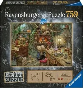 Ravensburger Exit Puzzle: Kouzelnická kuchyně / 759 dílků / 70 x 50 cm
