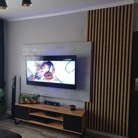 Lameo Dekorativní stěnová lamela mini - přírodní dub 16x30