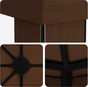 Zahradní altán 6 x 3 m Hnědá Polyester a ocel 190 gsm 3376018