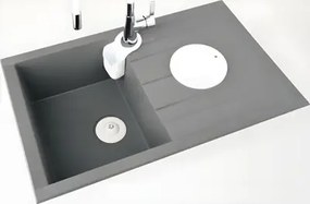 Fala Dřezová baterie flexibilní bílá / Dřezová baterie / Mosaz / Flexi