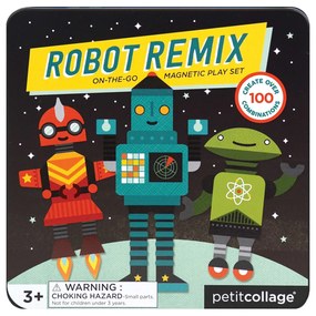 Petit Collage Magnetická hra Roboti