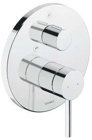 Duravit Circle - Baterie pod omítku, pro 2 spotřebiče, chrom CE5210012010
