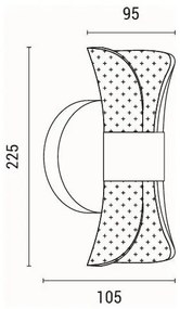 LED Nástěnné svítidlo SILK LED/8W/230V 3000K