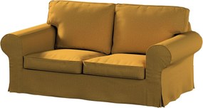 Potah na pohovku IKEA  Ektorp 2-místná, nerozkládací barva žlutá látka pletený vzor