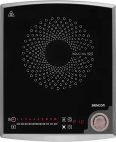 SENCOR SCP 3414GY černá / Indukční varná deska / 2000W / 1 plotna