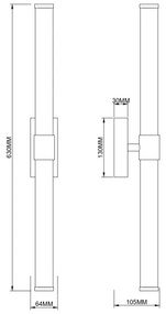 Zuma Line 003064-034735 - LED Nástěnná lampa EDDIE LED/12W/230V mosaz