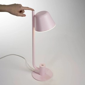 Prandina Bima T1 USB LED stolní lampa, růžová