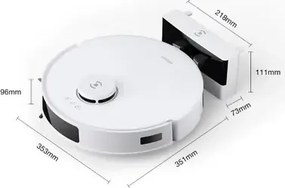 Ecovacs Deebot N20 bílá / Robotický vysavač / 45 W / vysávání  mopován
