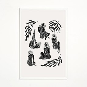 Kristína Babulicová | Tiché múzy Rám: Černý, Velikost: 30 x 20 cm