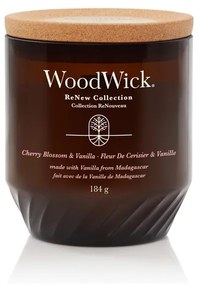 WoodWick ReNew svíčka střední Cherry Blossom & Vanilla, 184 g