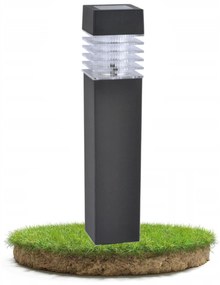 BERGE LED solární zahradní lampa černá - 40 cm