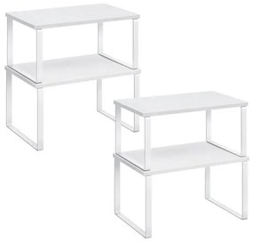 Set 4 kuchyňských polic KCS027W01
