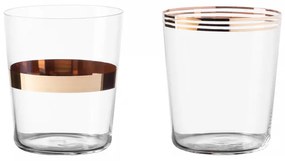 Lunasol - Poháry Tumbler 440 ml, set 12 ks – 21st Century Glas Lunasol META Glass (W0081)