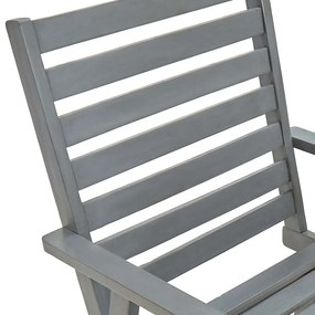 Zahradní jídelní židle s poduškami 4 ks masivní akáciové dřevo,  3078414