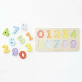Le Toy Van Petilou Vkládací puzzle s čísly / od 1.5 roků