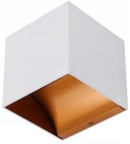 Designové nástěnné svítidlo Mars bílé/zlaté