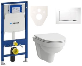 Cenově zvýhodněný závěsný WC set Geberit do lehkých stěn / předstěnová montáž+ WC Laufen Laufen Pro Nordic SIKOGES3H5