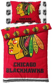 Mikroplyšové povlečení NHL Chicago Blackhawks