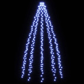 Světelná síť na vánoční stromek 400 modrých LED diod 400 cm 328893