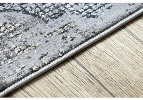 Moderní koberec LUCE 75 vzor Marocký jetel vintage Strukturální šed velikost 134x190 cm | krásné koberce cz