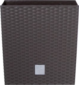 PRO Květináč RATO LOW + vklad umbra 26,2cm
